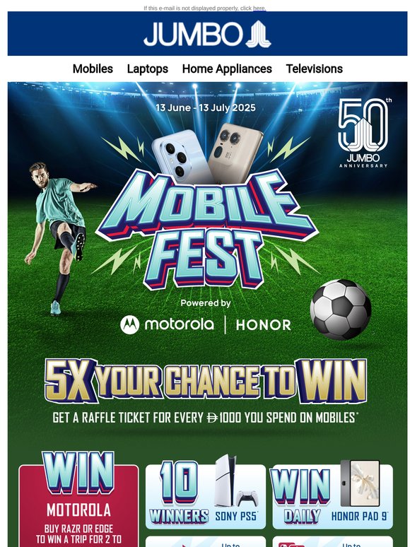 Jumbo Electronics: Mobile Fest is LIVE: Win a Trip to the FIFA Club ...