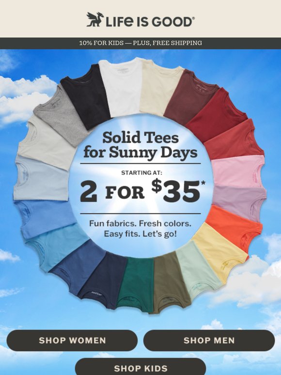 Life is Good: Keep it simple. Keep it solid. | Milled