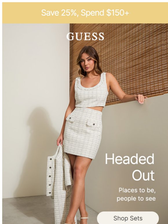 GUESS Email Newsletters: Shop Sales, Discounts, and Coupon Codes