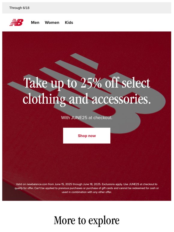 New Balance Email Newsletters: Shop Sales, Discounts, and Coupon Codes