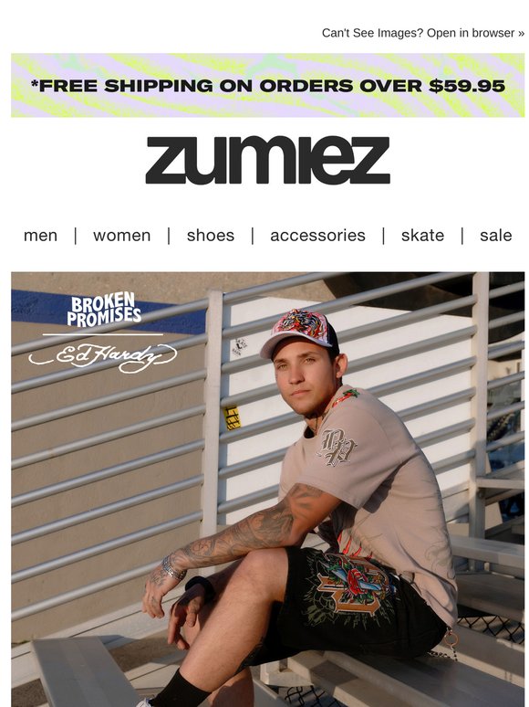 Zumiez: It's Here! Ed Hardy x Broken Promises | Milled