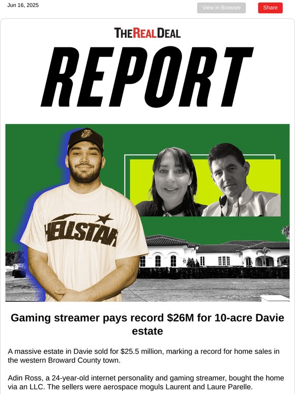 The Real Deal: Special report: Gaming streamer pays record $26M for ...