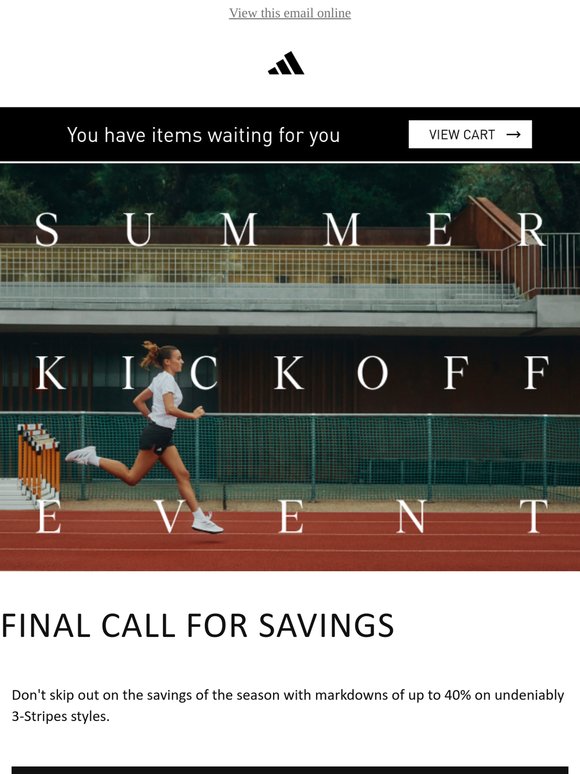 adidas Email Newsletters: Shop Sales, Discounts, and Coupon Codes