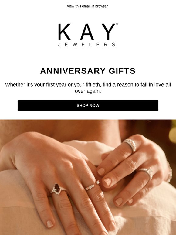 Kay Jewelers: Congratulations 🥂 Anniversary Gifts Are Here! | Milled