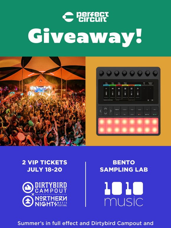 Perfect Circuit: 2 Dirtybird VIP Tix + 1010 Bento: Perfect Pairing 🐦 ...