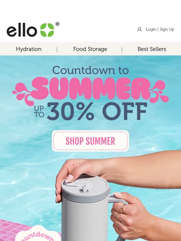 Ello: The Countdown to Summer Sale is ON ⌛ | Milled