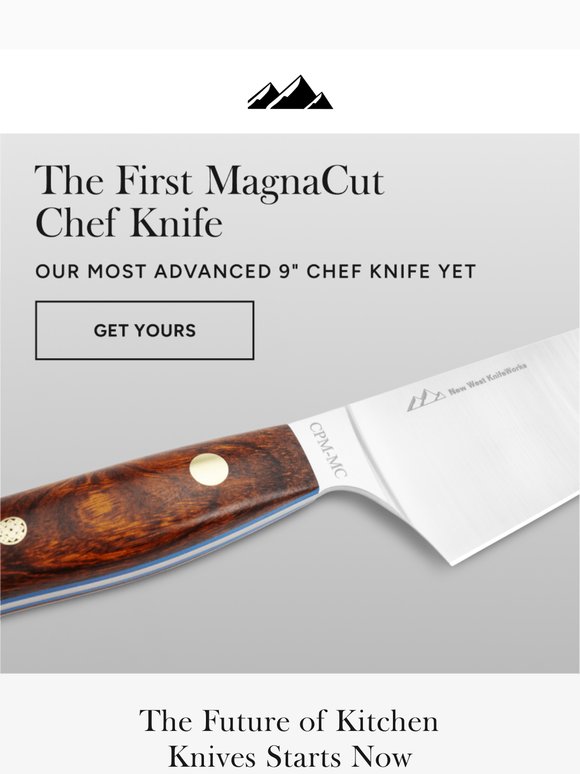 New West KnifeWorks: The First MagnaCut Chef Knife Has Landed | Milled