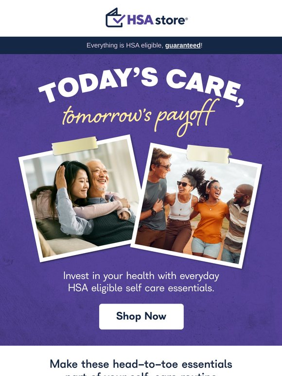 HSA Store: Self-care that’s covered | Milled