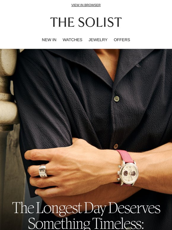 The Solist: Celebrate the Solstice in Style: TAG Heuer, Chopard, Rebellion & more. | Milled