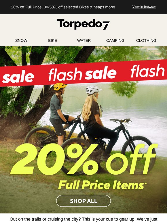 Torpedo7: Long Weekend Bike Deals 👉 | Milled