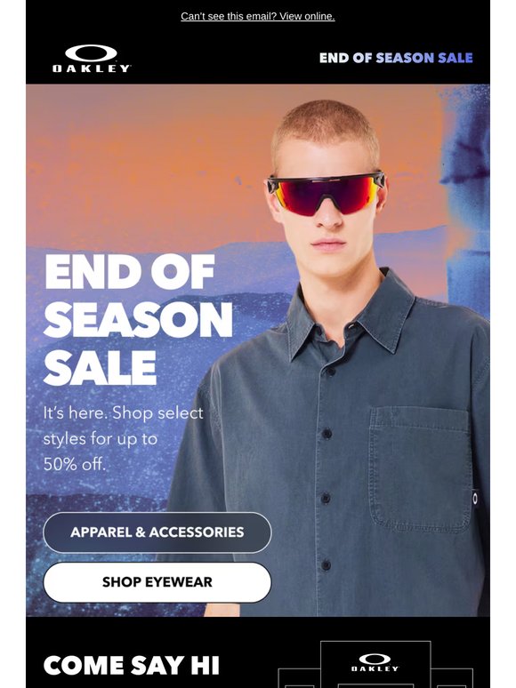 Oakley: Now On | Up to 50% off | Milled