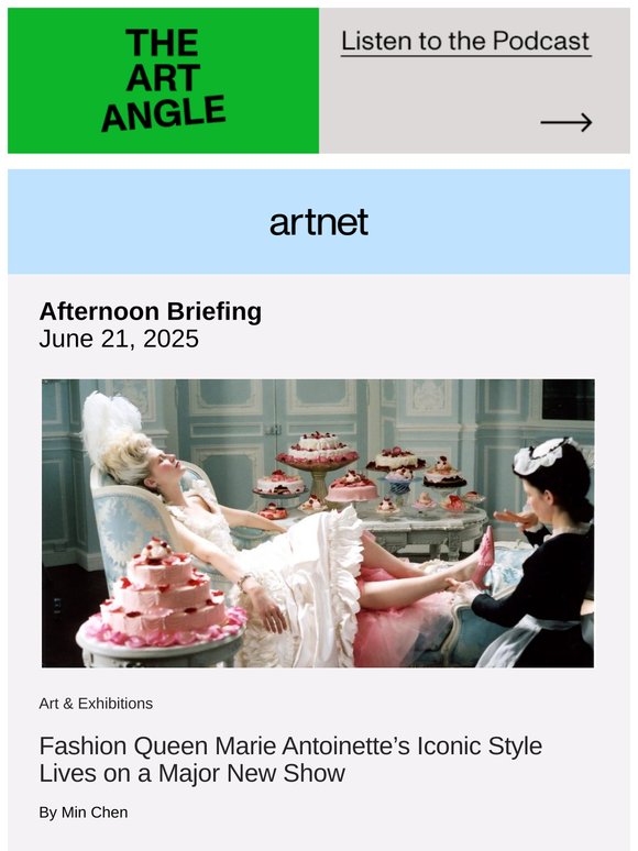 Artnet: Marie Antoinette’s Iconic Style Gets Museum Outing | Milled