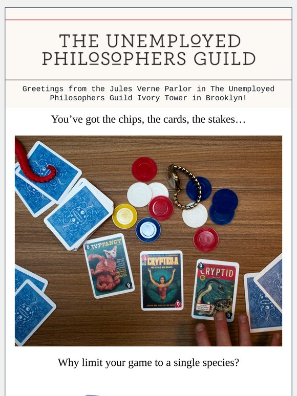 Unemployed Philosophers Guild: Reminder: 54 Thrilling Cryptids and ...