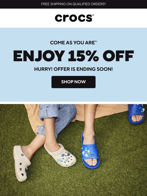 Crocs: Don't miss 15% Off your next favorite pair! | Milled
