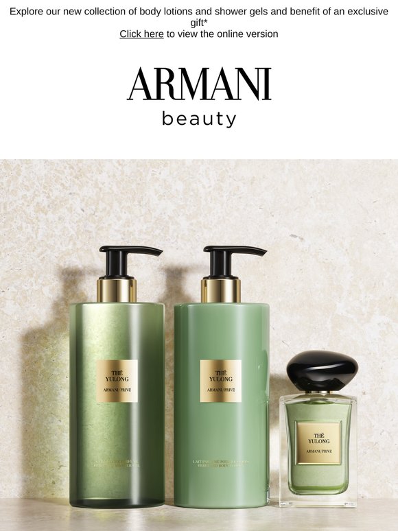 Giorgio Armani Beauty: Armani/Privé unveils its exquisite new body care ...
