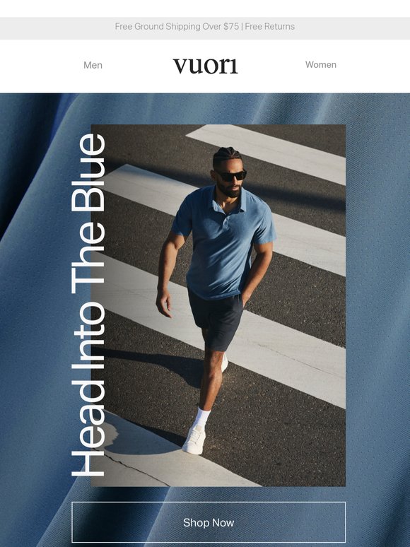 Vuori: Color Theory: Boldest Blues | Milled