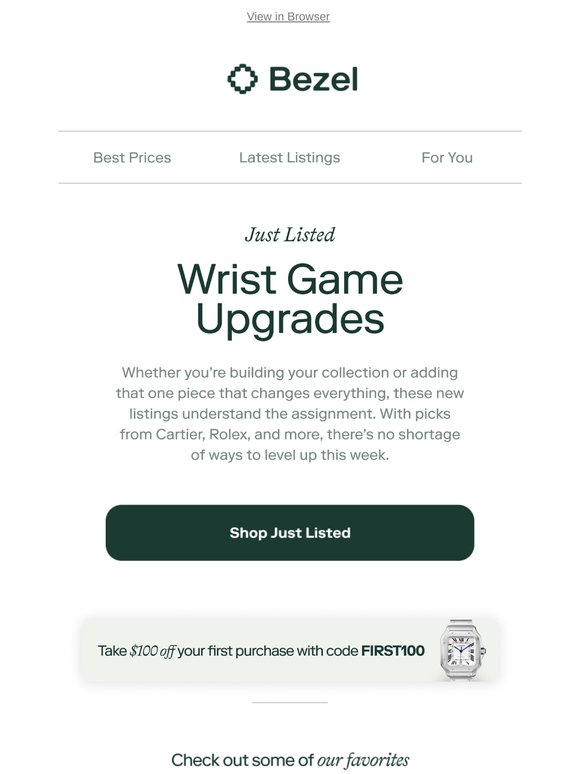 Bezel: Upgrade your wrist game | Milled