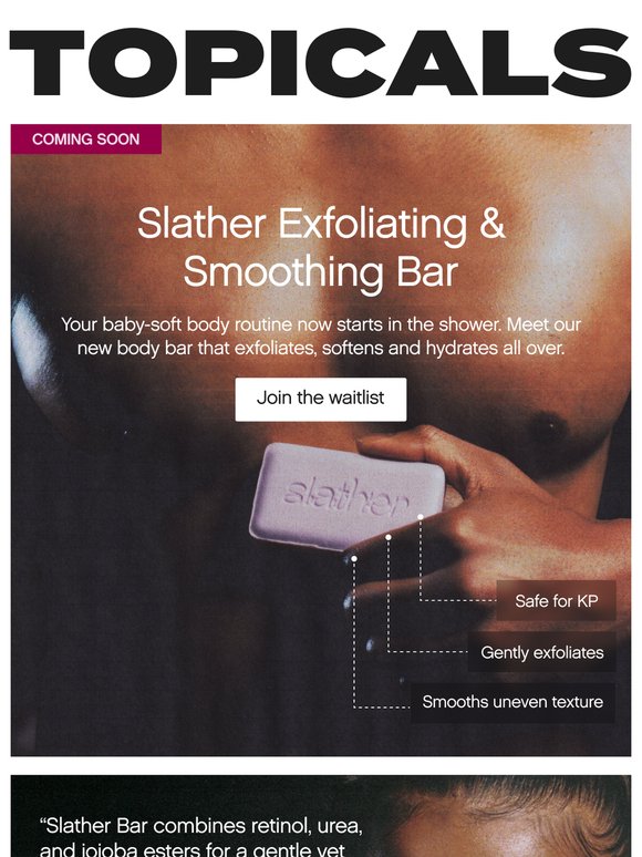 Topicals: Get Ready to Slather Up in the Shower | Milled