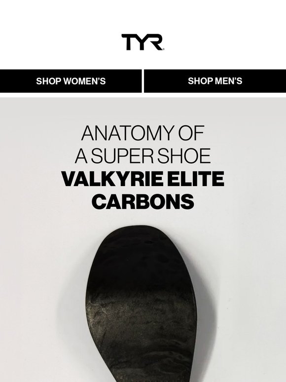 TYR Sport: Anatomy of a SuperShoe: Valkyrie Elite Carbon Runner | Milled
