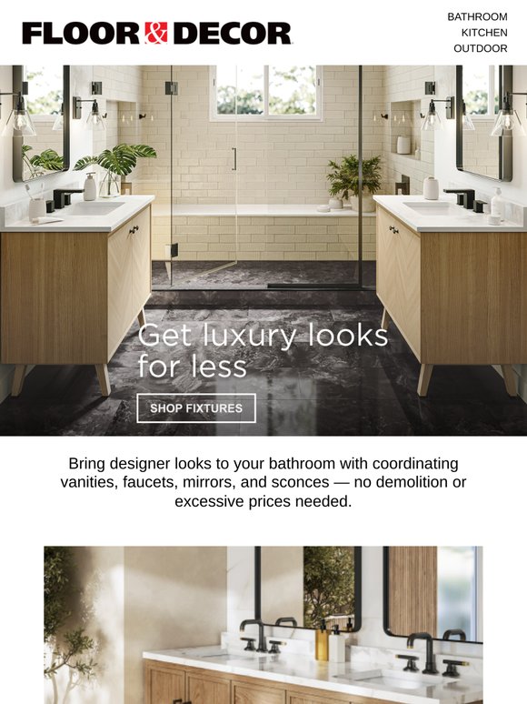 Floor & Decor: Must-have fixtures for any designer bathroom | Milled