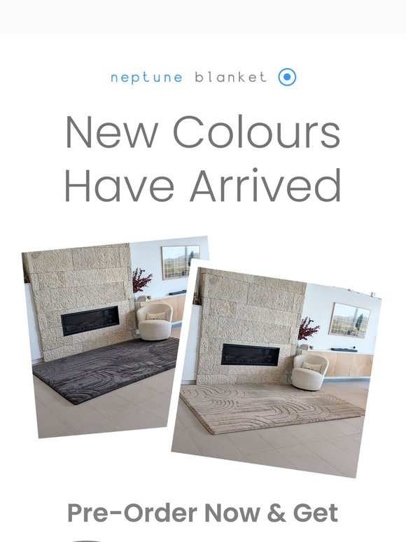 Neptune Blanket: Three new Mellow Mat colours have arrived! | Milled