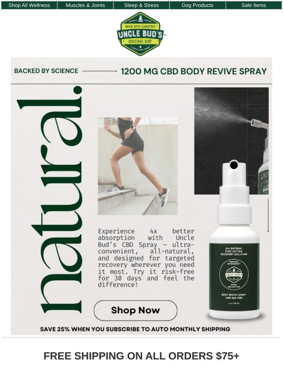 Uncle Bud's: High-tech Pain Relief | Milled