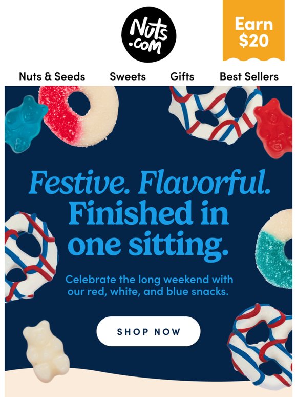 Nuts.com: The Stars, The Stripes…The Snacks | Milled