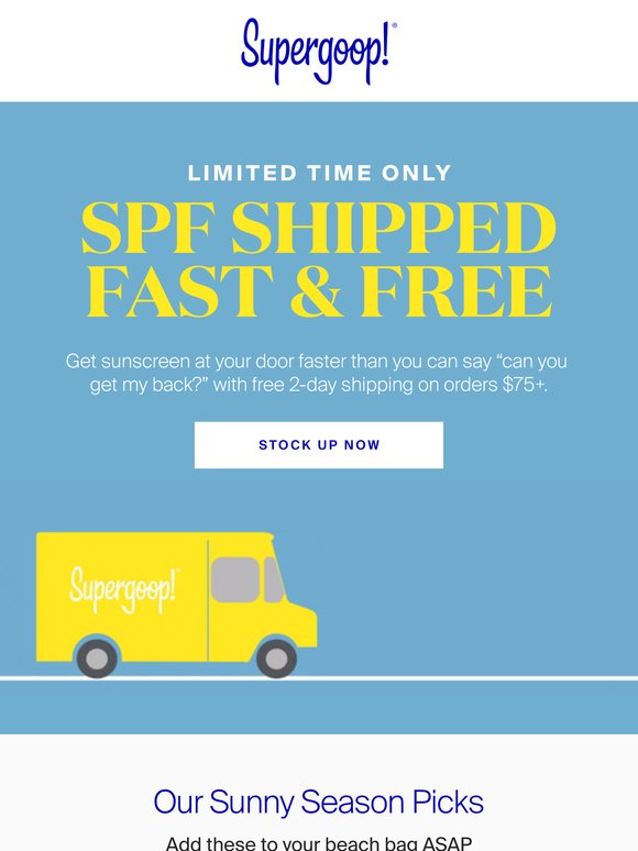 Supergoop: FREE 2-Day Shipping 🚚 | Milled