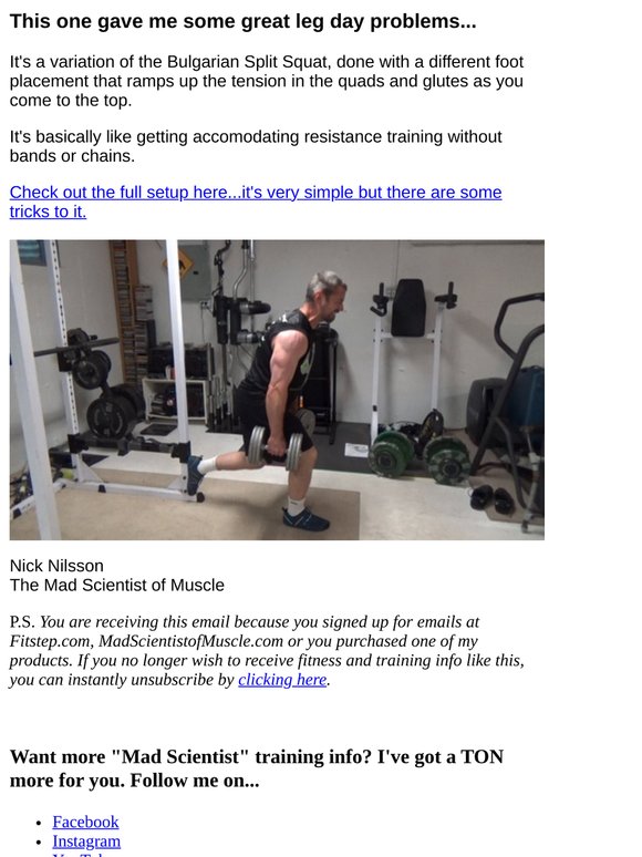 FitStep: Sprinter Block Split Squats to TRASH your legs in a whole new ...