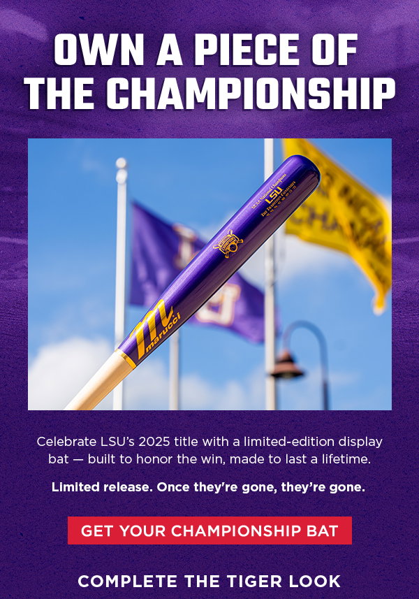 Marucci Sports: LSU 2025 Championship Display Bat – Limited Release ...