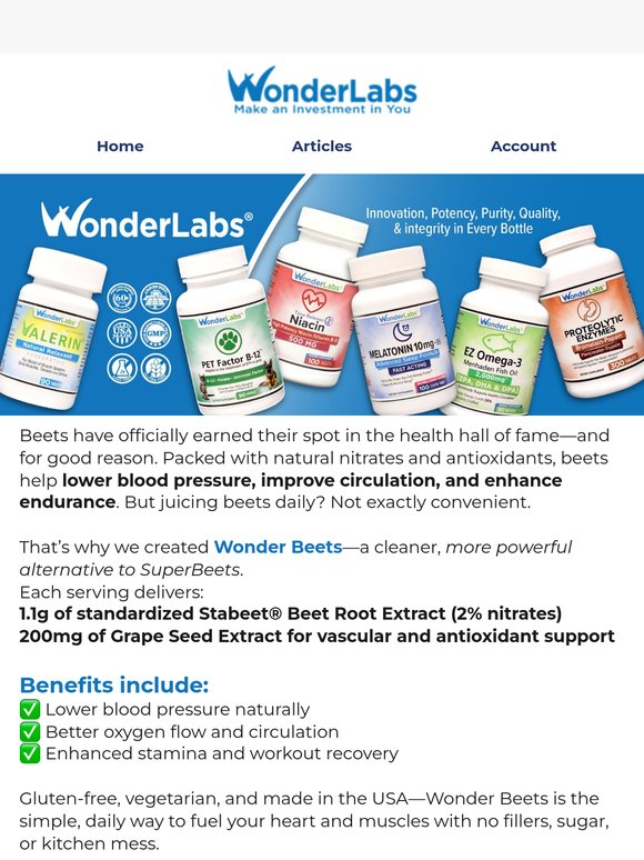 Wonder Laboratories: Why Beets Deserve a Spot in Your Daily Routine ...
