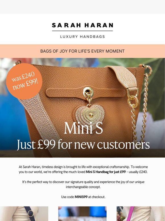 Sarah Haran: Mini S in new colours - just £99! | Milled