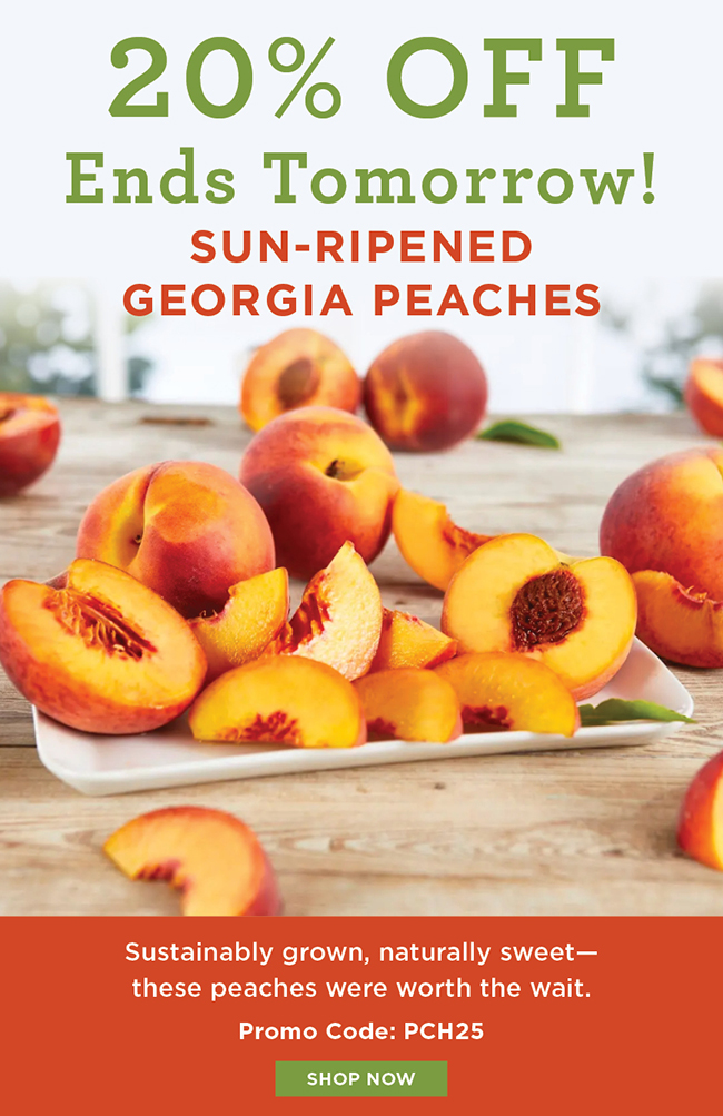 Hale Groves: 20% Off Ends Tomorrow on Sweet Georgia Peaches! 🍑 | Milled