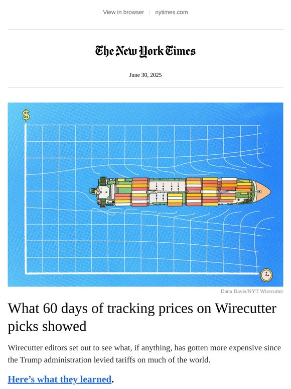 The New York Times Store: Wirecutter tracked prices on 40 items for 60 ...