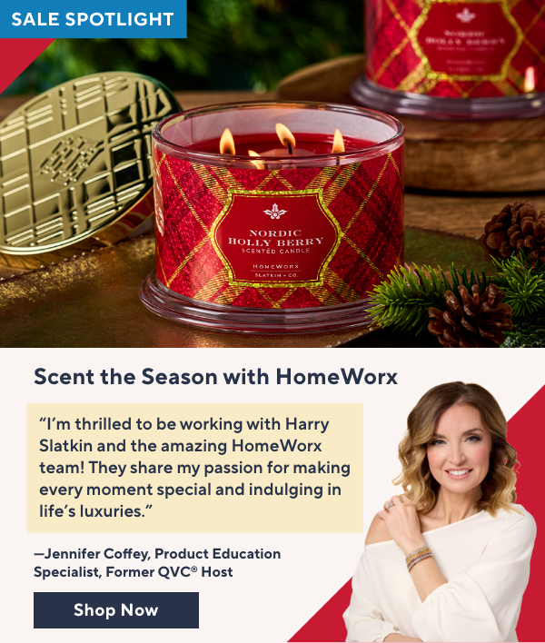 QVC: She's Back! Jen Coffey x HomeWorx | Milled