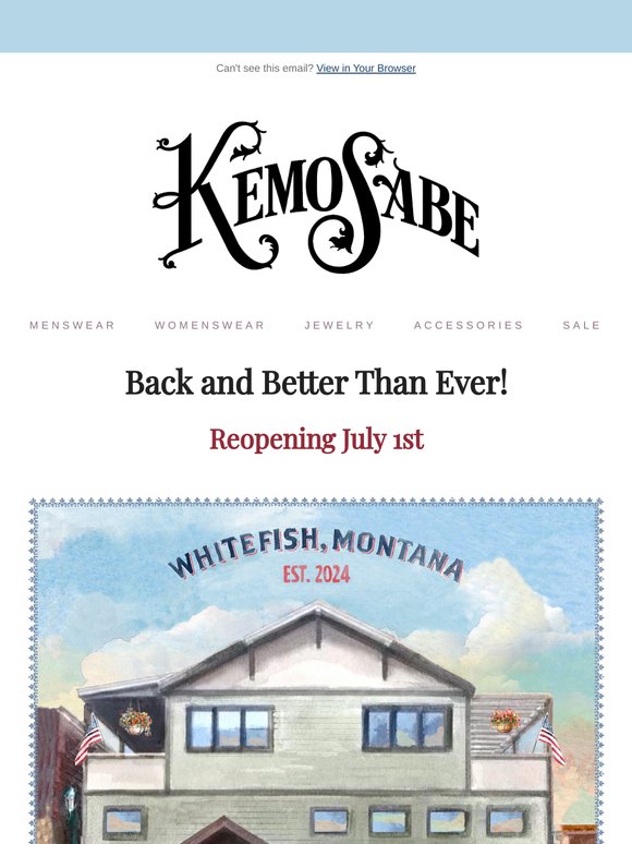Kemo Sabe: Whitefish, We're Back! | Milled