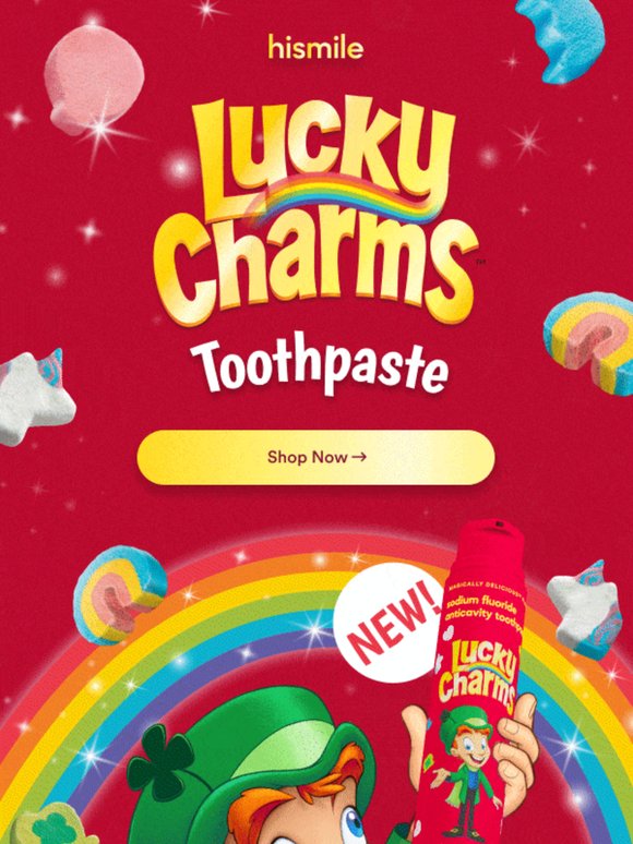 HiSmile: Lucky Charms™ toothpaste is here! | Milled