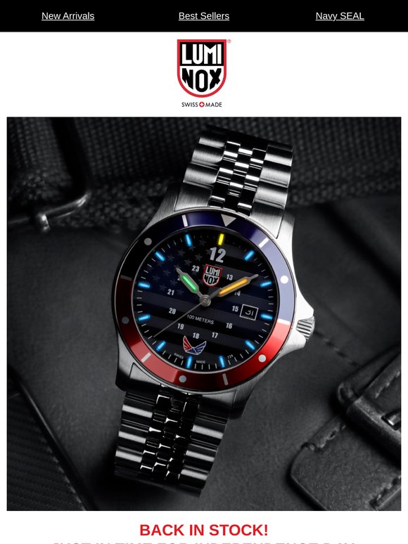 Luminox: The Volition America Minuteman is Back In Stock! 🇺🇸 | Milled