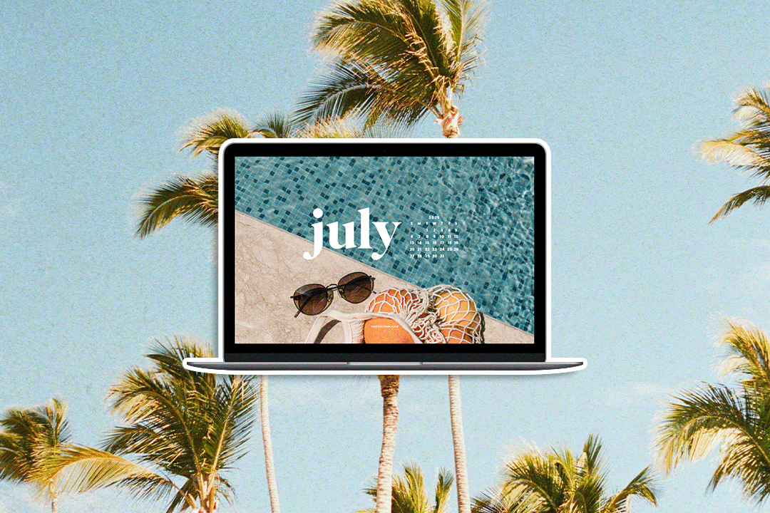 The Everygirl: free july tech backgrounds are here! 💗 | Milled