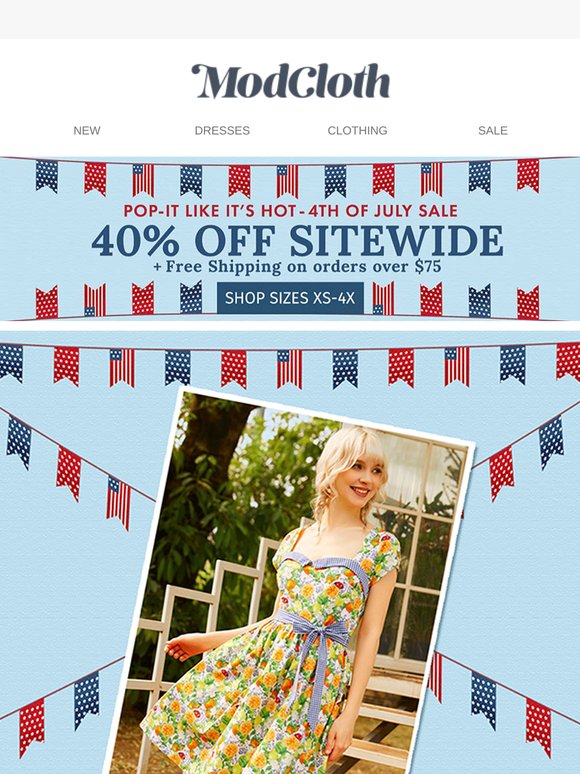 Modcloth Email Newsletters: Shop Sales, Discounts, and Coupon Codes