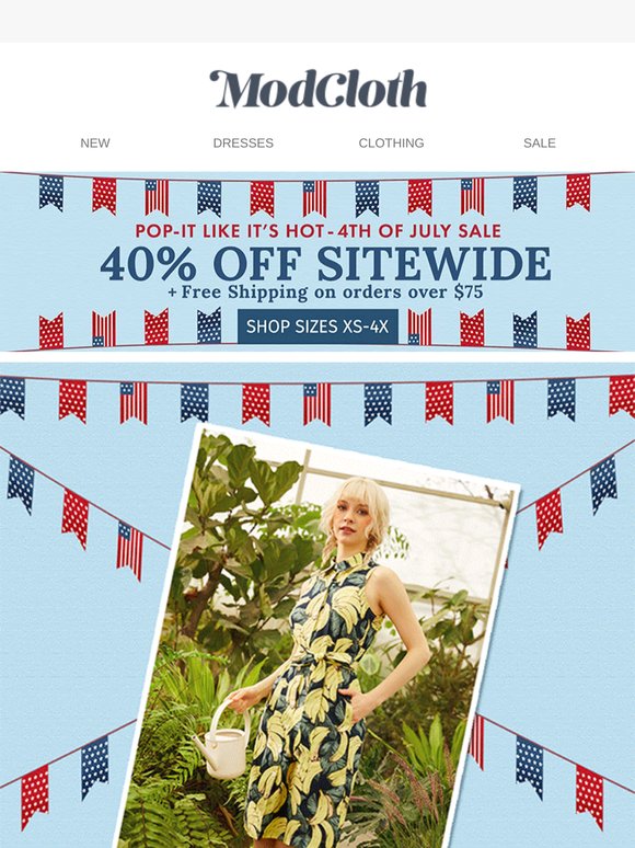 Modcloth Email Newsletters: Shop Sales, Discounts, and Coupon Codes