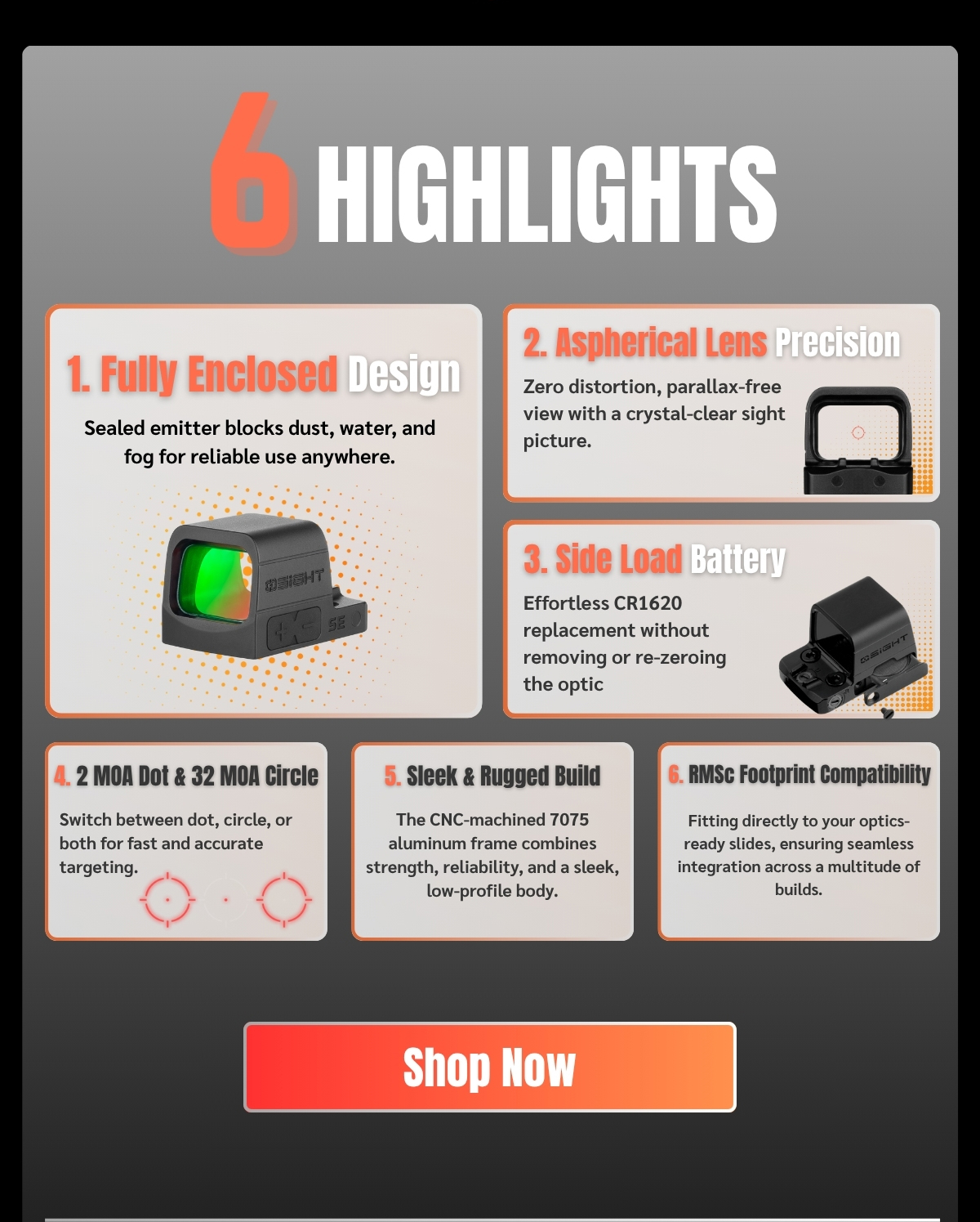 Olight: The NEW Osight SE Red Dot is now 20% OFF! | Milled