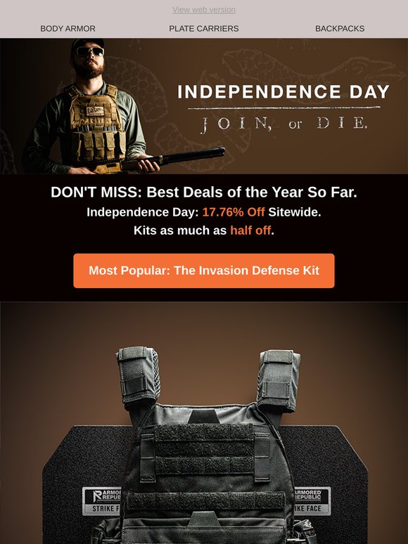 AR500 Armor: 💥 Independence: BEST Armor Kits of the Year | Milled