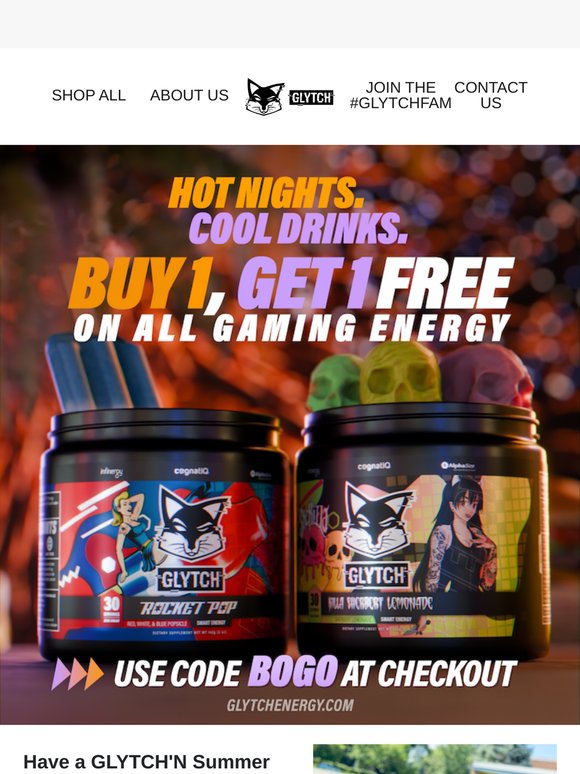Glytch Energy: Unlock GLYTCH'S BOGO Deal Today! | Milled