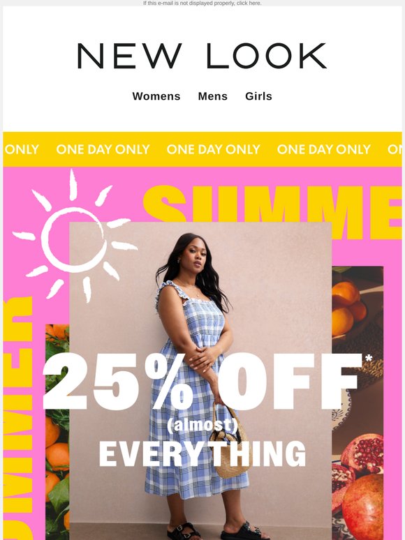 New Look Email Newsletters: Shop Sales, Discounts, and Coupon Codes