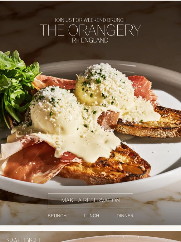 RH: Discover Our Weekend Brunch Menu at RH England | Milled