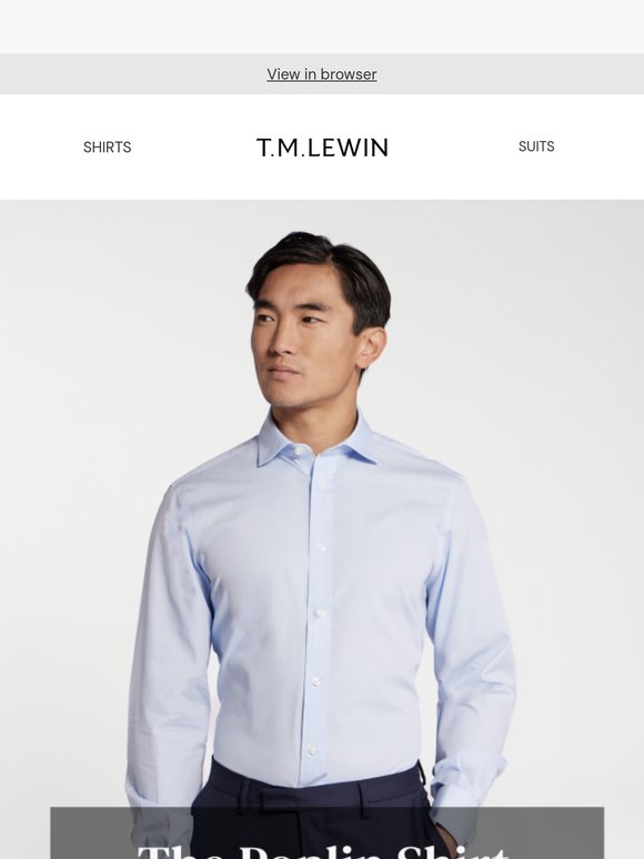 TM Lewin: The perfect summer shirt? Poplin. | Milled
