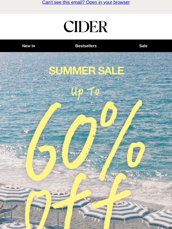 Cider: SO LONG, SUMMER SALE | Milled