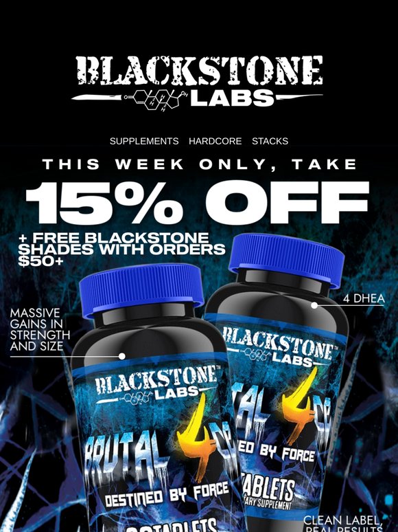 Blackstone Labs: Why Brutal 4ce = Engineered Mass | Milled