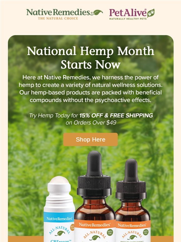 Native Remedies: It’s National Hemp Month 🌱 | Milled